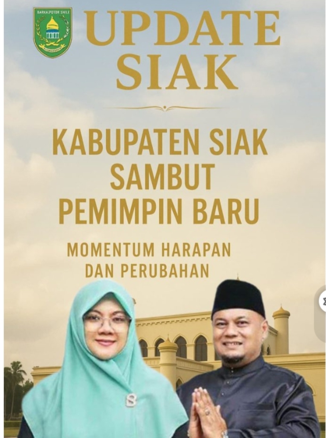 Masyarakat Kabupaten Siak Sambut Pemimpin Baru - CNN INDONESIA.ID