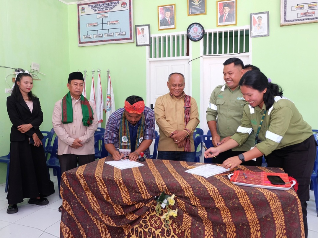 TPL Serahkan Dukungan Pembangunan Kantor Desa Simpang Sigura-gura - CNN ...